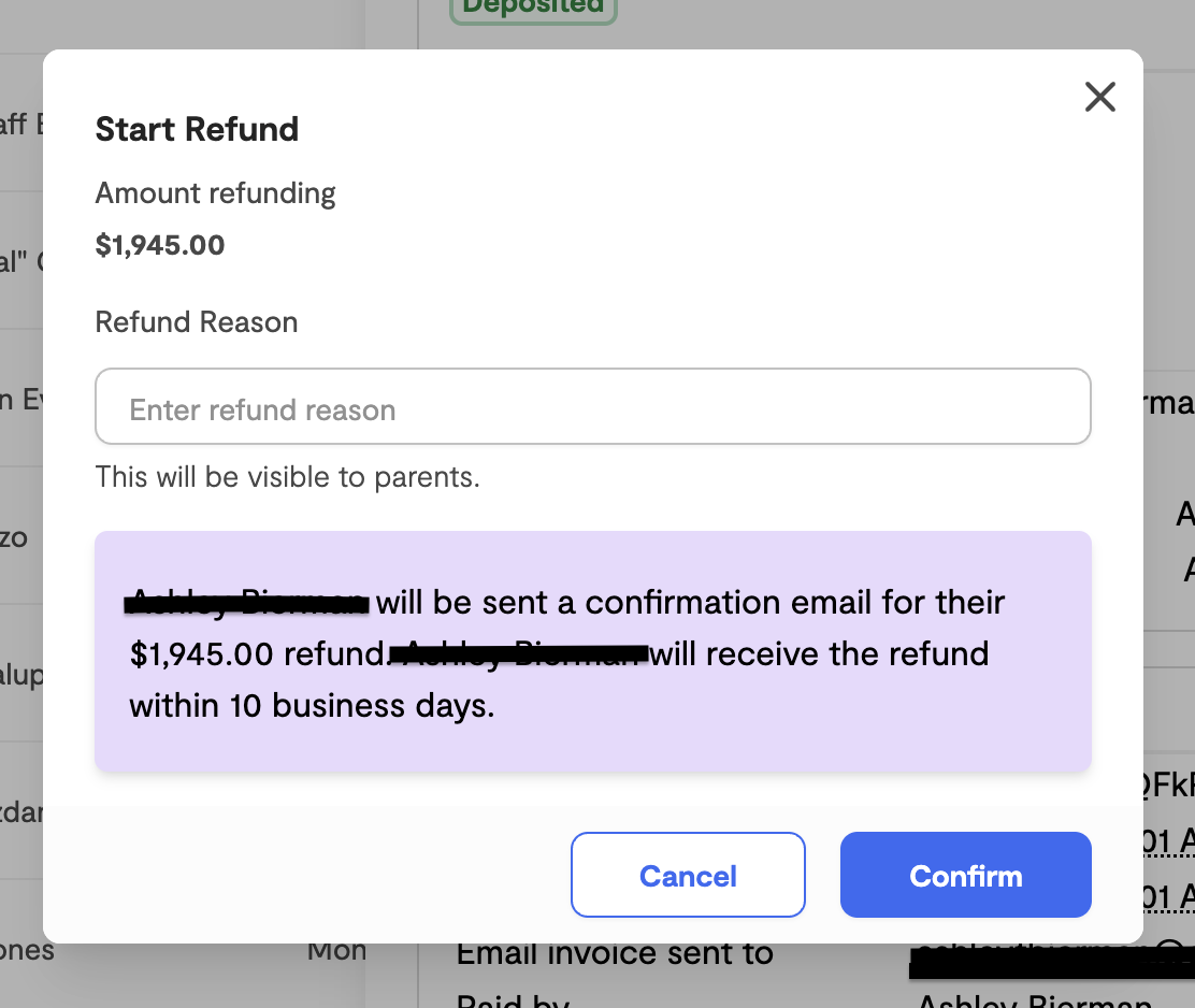 How to Refund an Invoice Payment – Wonderschool