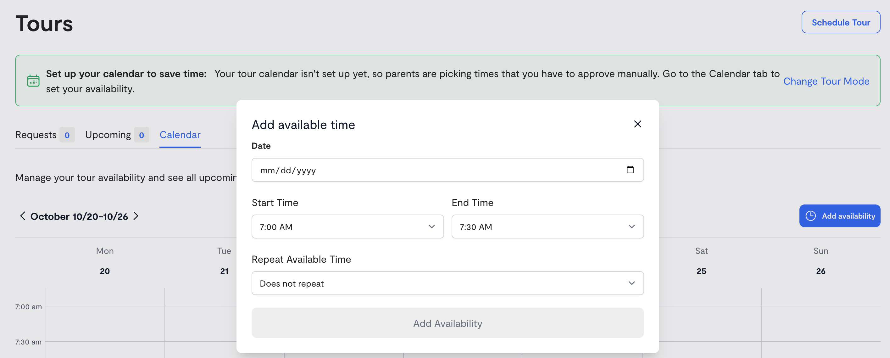 Managing Tours with the Updated Tours Page – Wonderschool